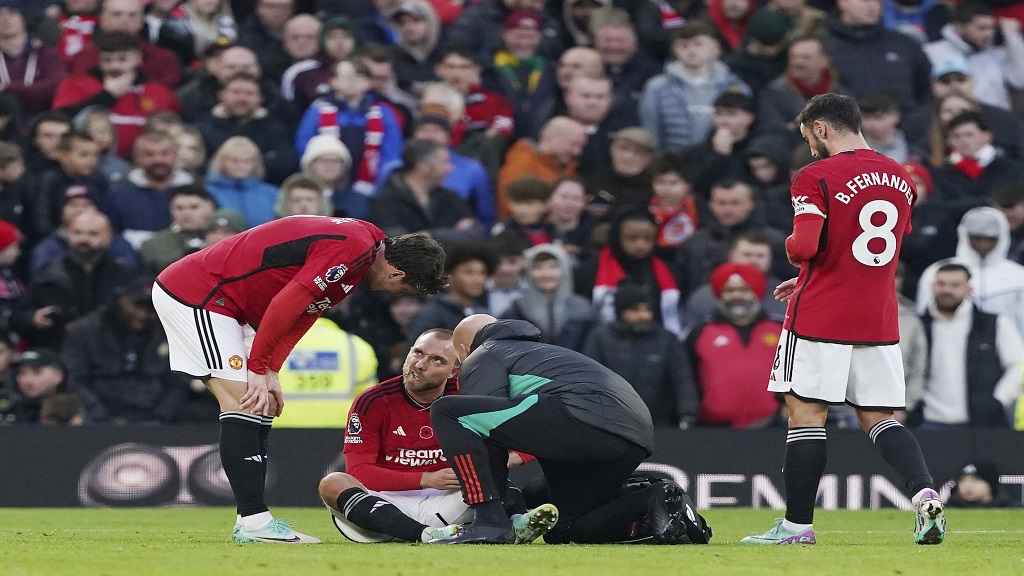 Manchester United have suffered huge injuries with Rasmus Hojlund and Christian Eriksen picking ...